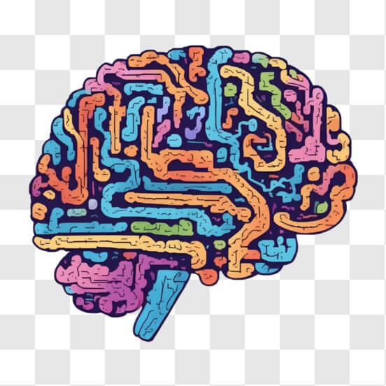 Download Colorful Cartoon Brain Educational Tool Cartoons Online ...