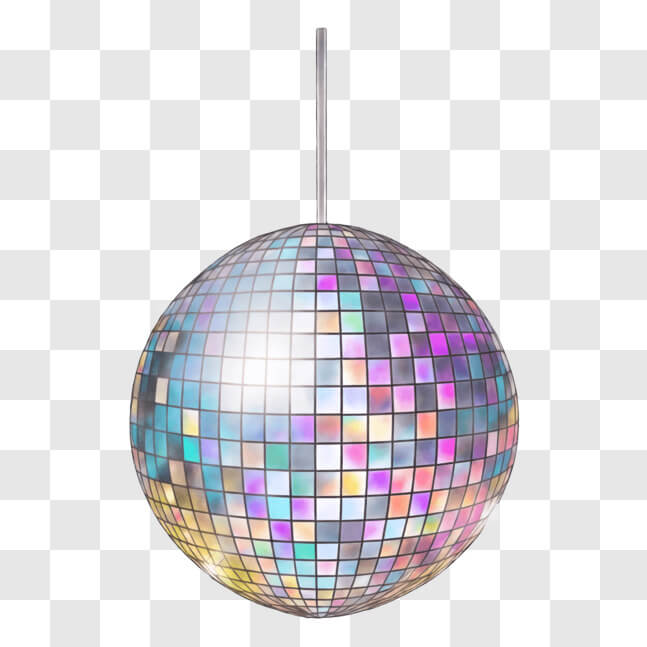 Descarga Bola de discoteca colorida para una decoración de fiesta ...