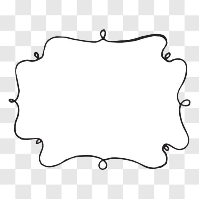 Download Empty Frame Drawing for Home and Office Decor PNGs Online ...