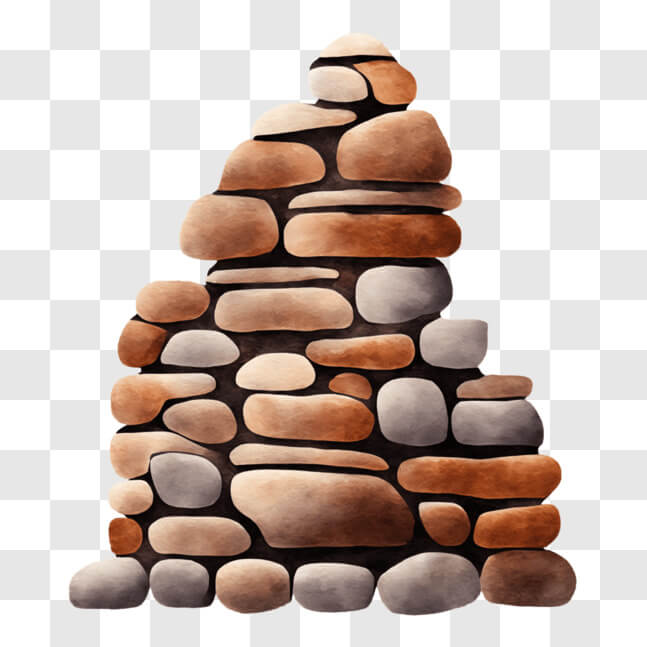 Download Stacked Rocks with Various Colors and Textures PNGs Online ...