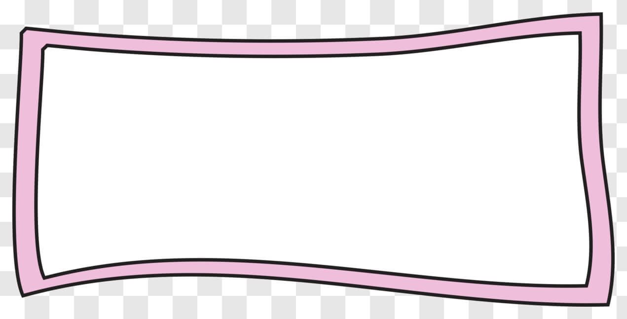 Descarga Marco de esquina redondeado rosa y blanco para clip art PNGs En Línea - Creative Fabrica