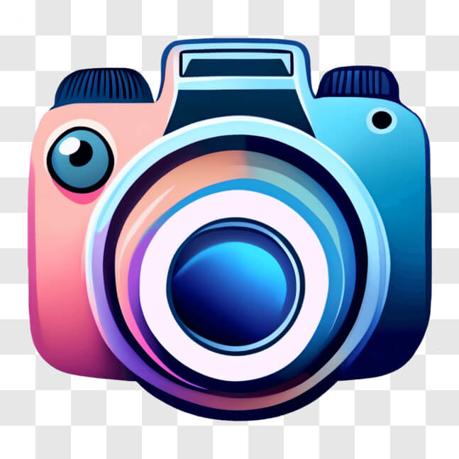 Download Colorful Camera Icon for Photo and Video Editing PNGs Online ...