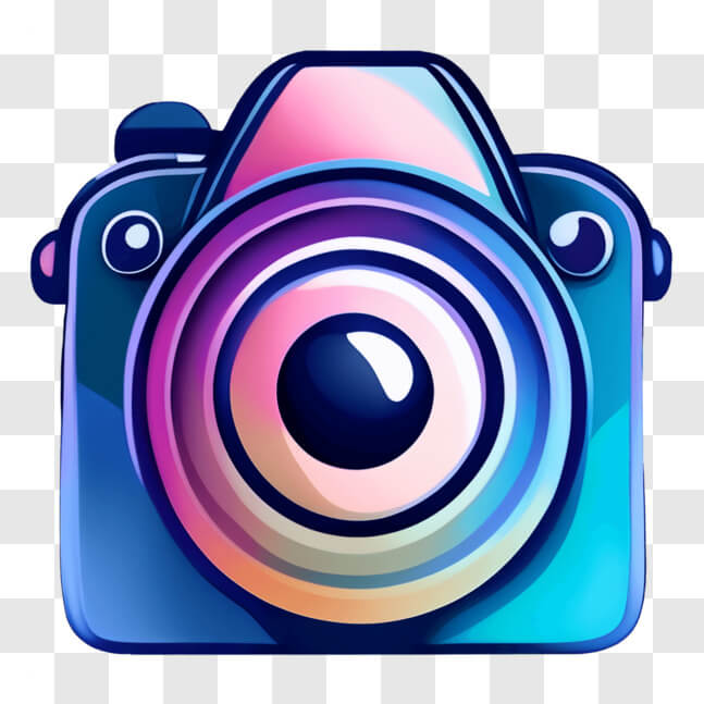 Download Colorful Camera Icon for Selfies and Video Recording PNGs ...