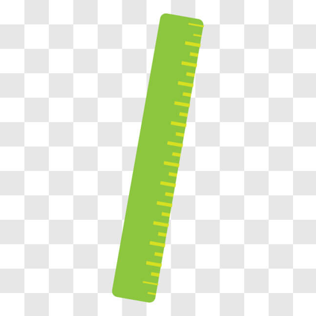 Download Green and Yellow Ruler on White Background PNGs Online ...