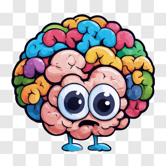 Download Colorful Cartoon Brain Educational Tool Cartoons Online ...