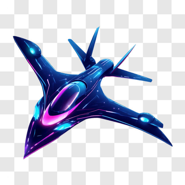 Download Futuristic-looking Jet in Dark Space Cartoons Online ...