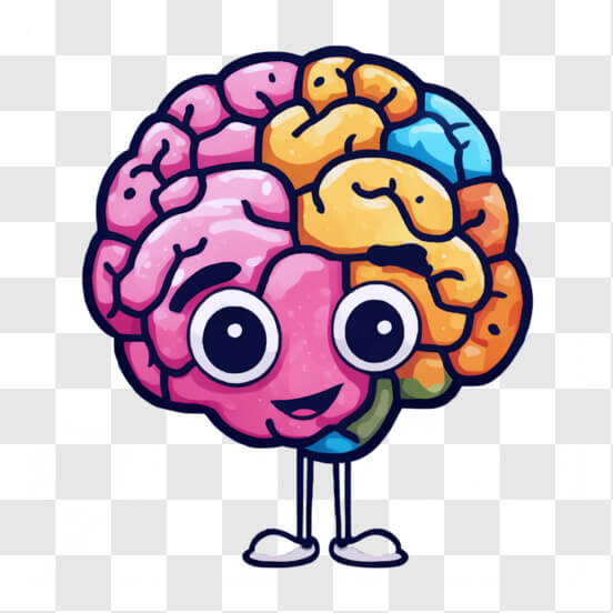 Download Colorful Cartoon Brain Educational Tool Cartoons Online ...