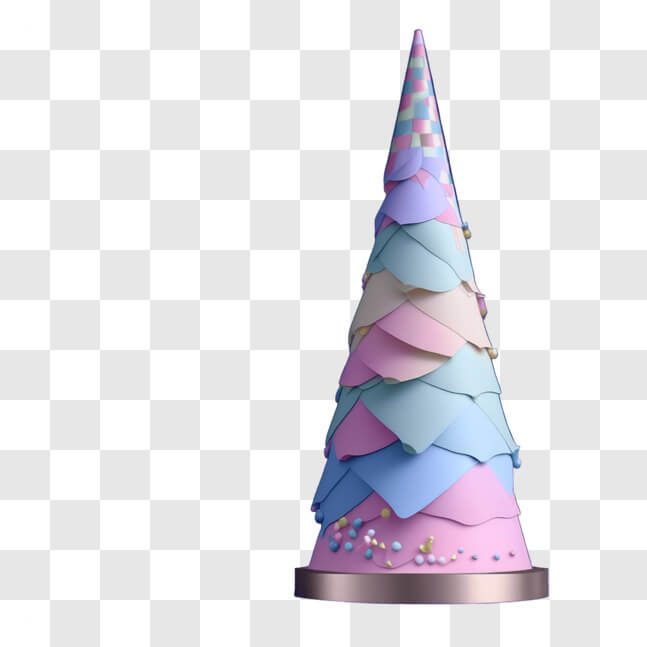 Download Colorful Decorative Paper Cone PNGs Online - Creative Fabrica