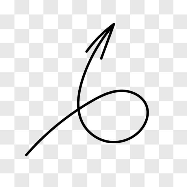 Scarica Disegno di freccia su sfondo bianco PNGs Online - Creative Fabrica