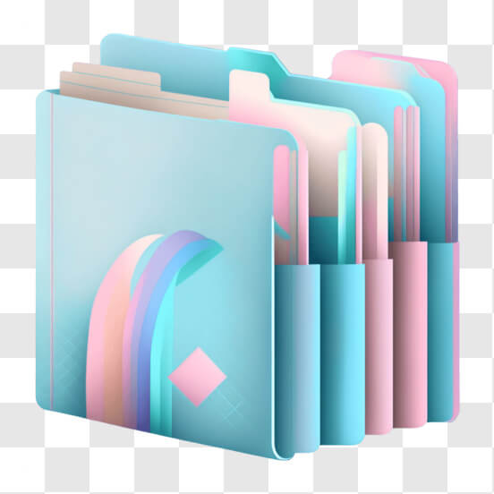 Download Colorful Folder Icon for File Storage and Organization PNGs ...