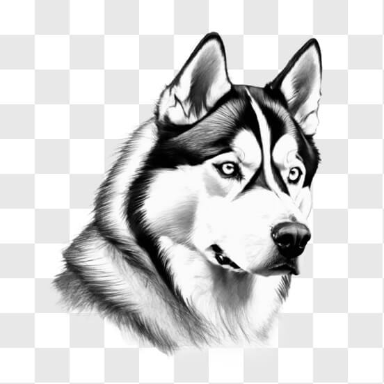 Download Detailed Black And White Drawing Of A Boxer Dog Sketches
