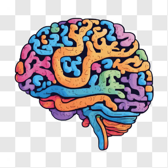 Download Colorful Cartoon Brain Educational Tool Cartoons Online ...