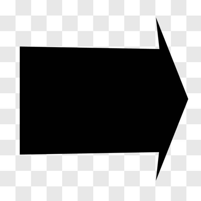 Download Black Arrow Symbol Pointing Forward PNGs Online - Creative Fabrica