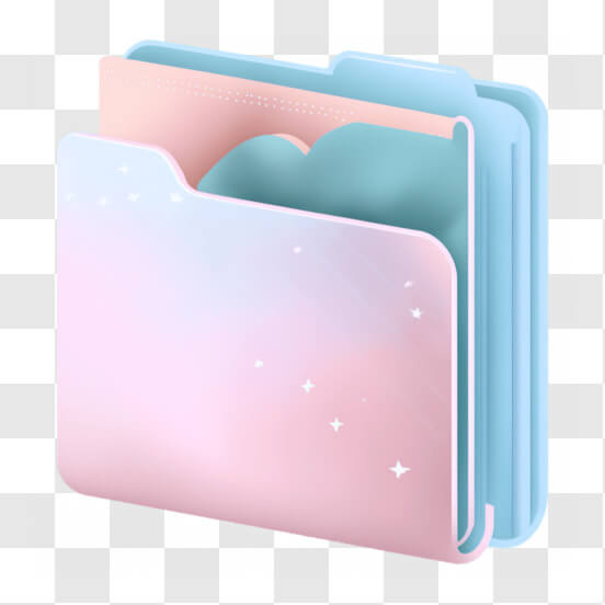 Download Colorful Folder Icon for File Storage and Organization PNGs ...