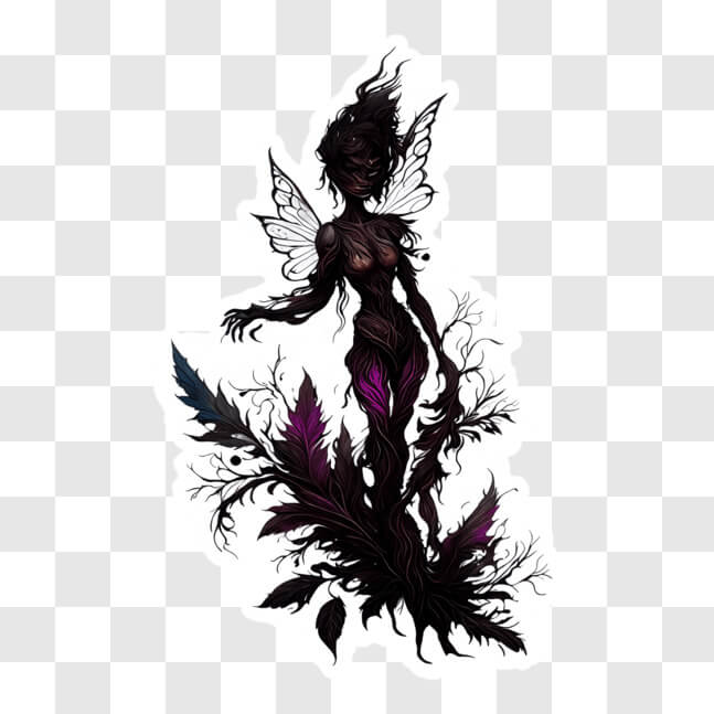 Download Devilish Fairy in the Woods PNGs Online - Creative Fabrica