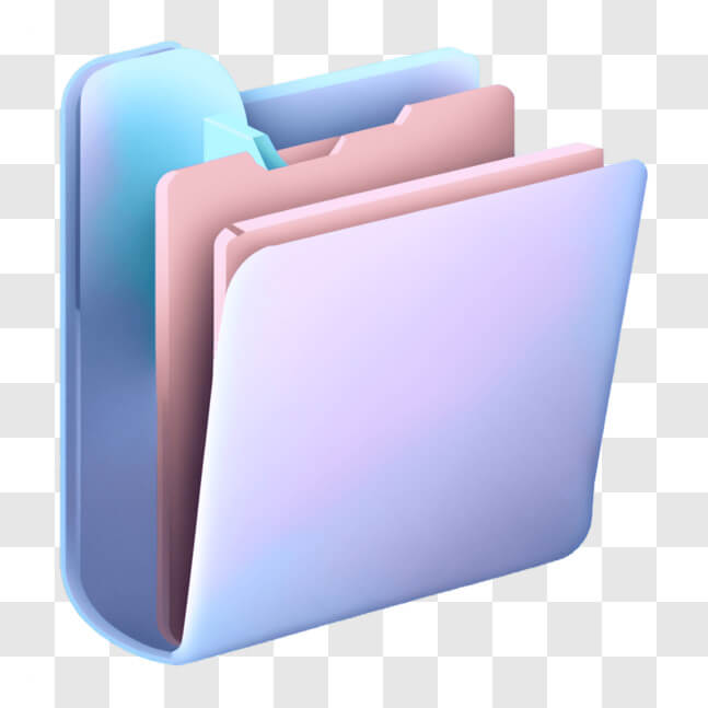 Download Colorful Folder Icon with Multiple Files Inside PNGs Online ...