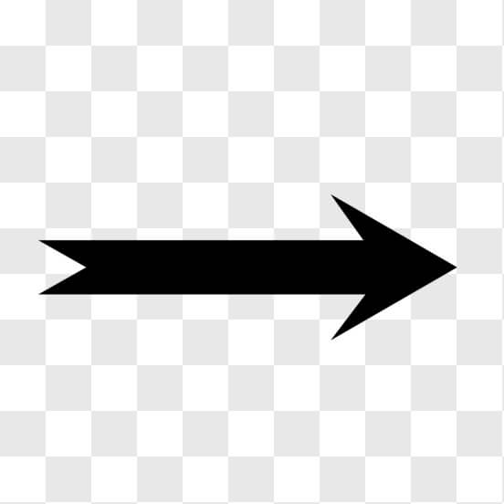 Download Black Arrow Pointing Right Symbol PNGs Online - Creative Fabrica