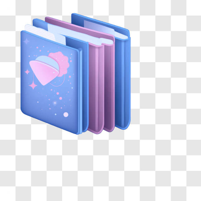 Download Stack of Anime Character Labeled Books PNGs Online - Creative ...