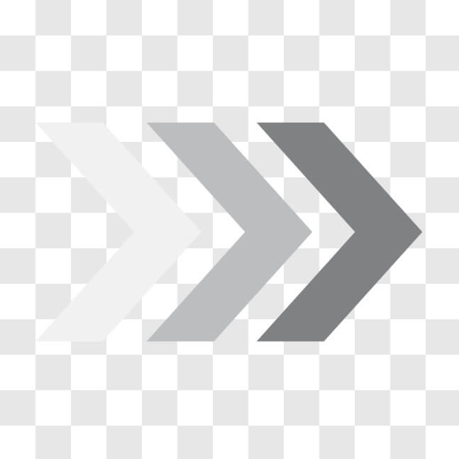 Descarga Símbolo de Flecha Gris y Blanca para Representación de ...