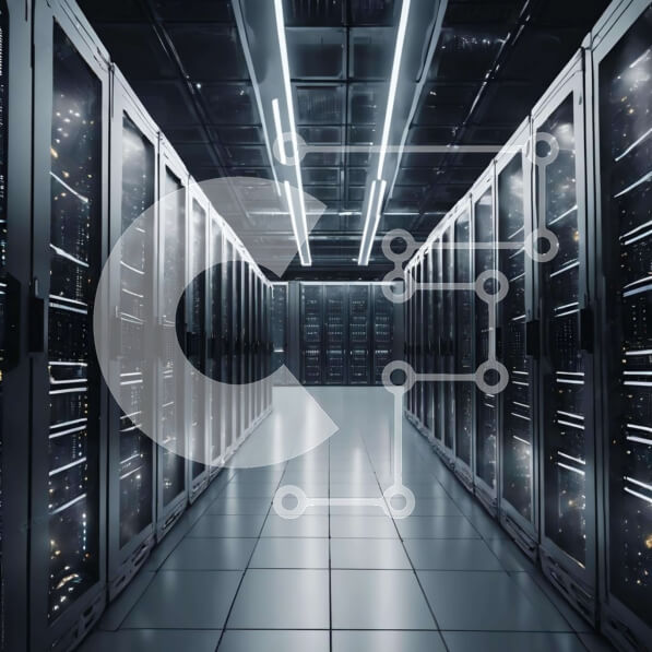 Download Dark Data Center with Server Racks Stockphotos Online ...