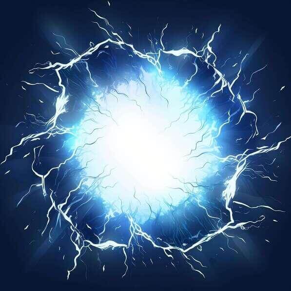 Download Blue Lightning Bolt Explosion Illustration Backgrounds Online ...