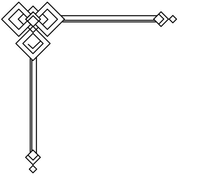 Download Ornate Geometric Frame for Interior Design Projects Borders ...