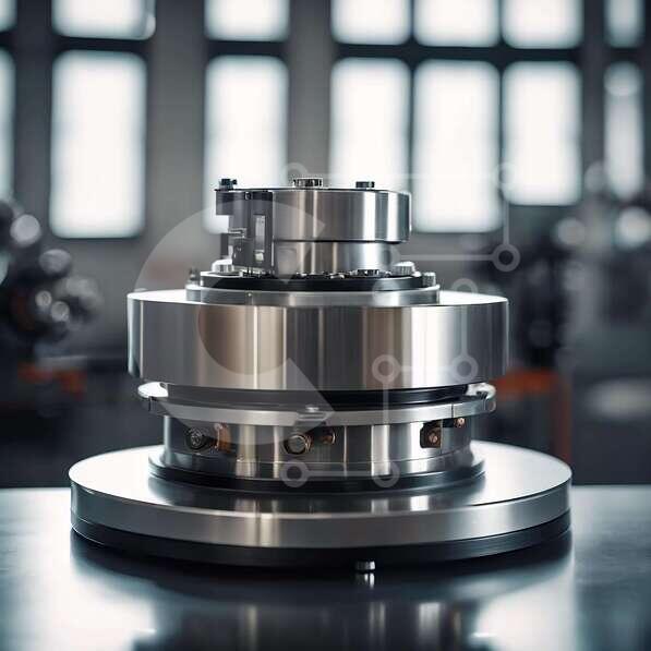 Stainless Steel Manufacturing Machine in Industrial Setting stock photo ...