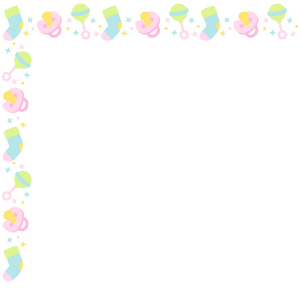 Download Colorful Baby Border for Special Occasions Borders & Corners ...