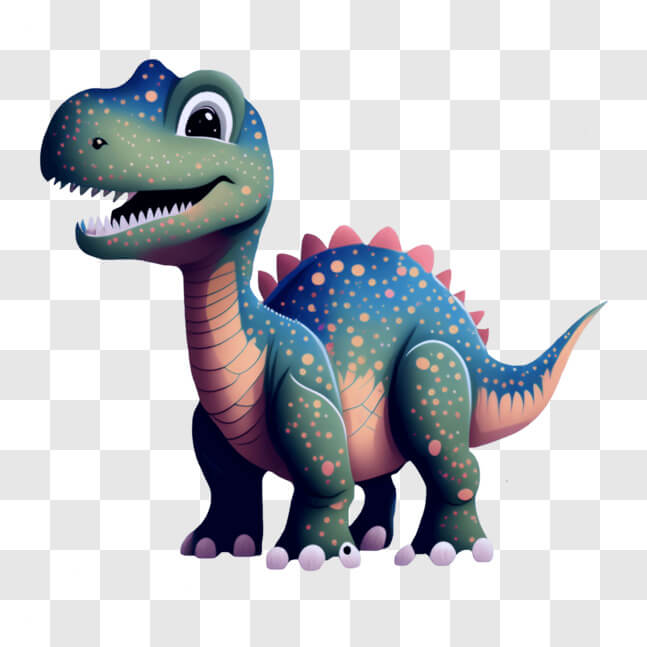 Descarga Feliz Dinosaurio de Dibujos Animados con la Boca Abierta y los Ojos Bien Abiertos PNGs ...