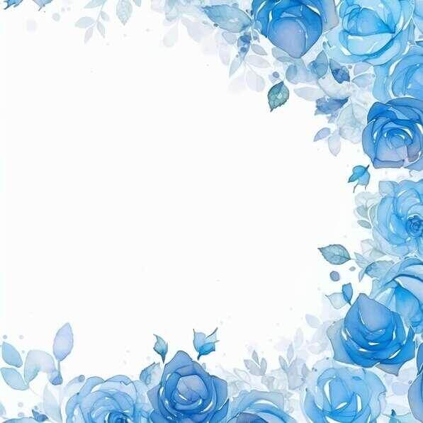 Download Blue Roses Watercolor Background Backgrounds Online - Creative ...