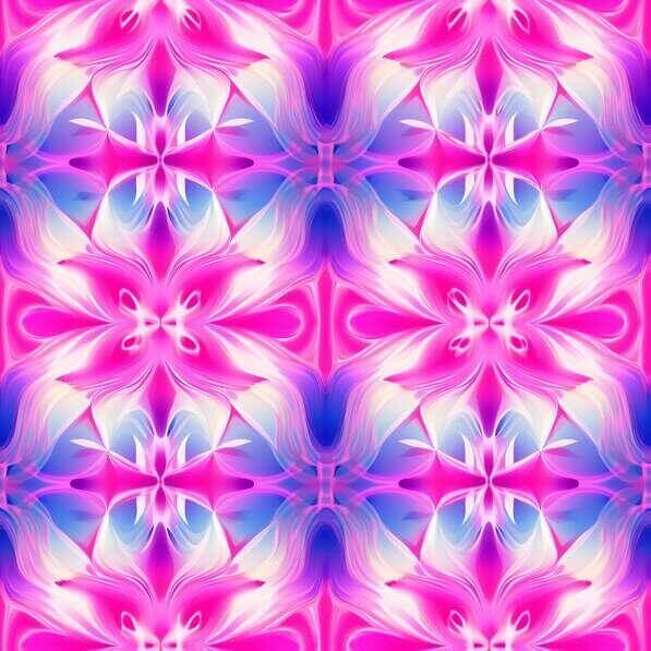 Download Abstract Floral Pattern in Pink, Blue, and White Patterns ...