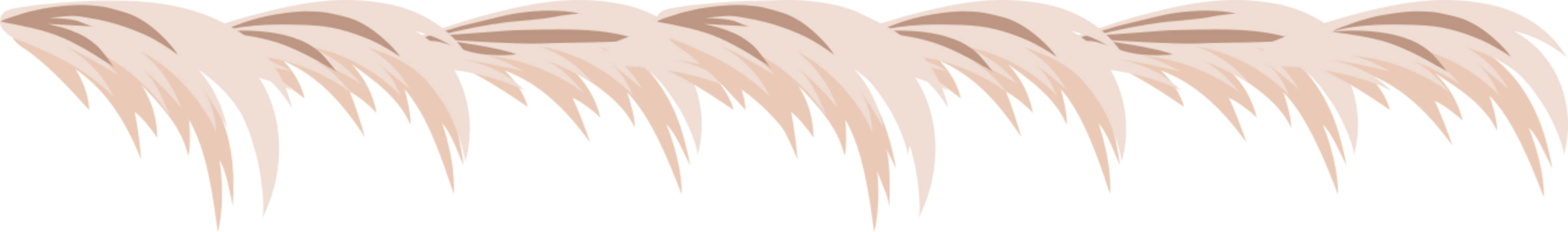 Download Beige Colored Curly Hair Extension Borders & Corners Online ...