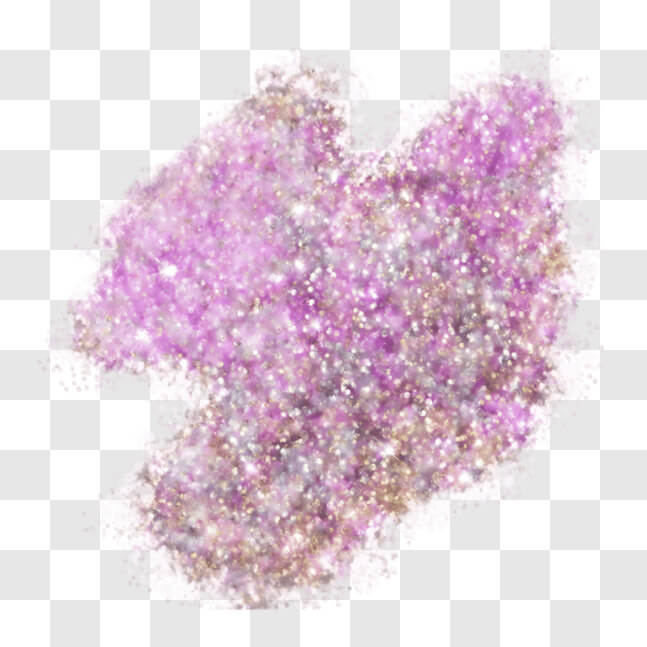 Download Pink Glittery Object on Black Background with Sparkles and ...