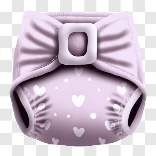 Download Pink Heart Diaper for Infants and Babies PNGs Online ...