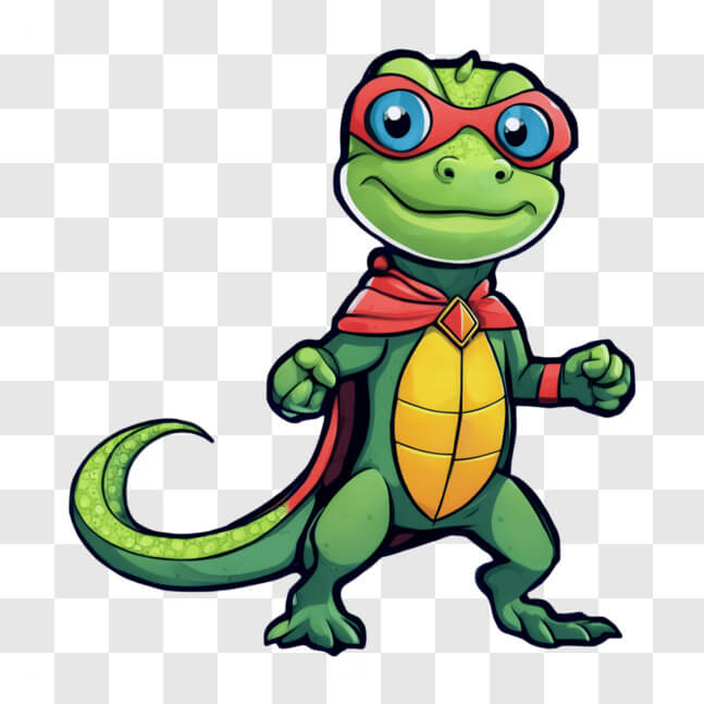 Download Superhero Lizard on Black Background Cartoons Online ...