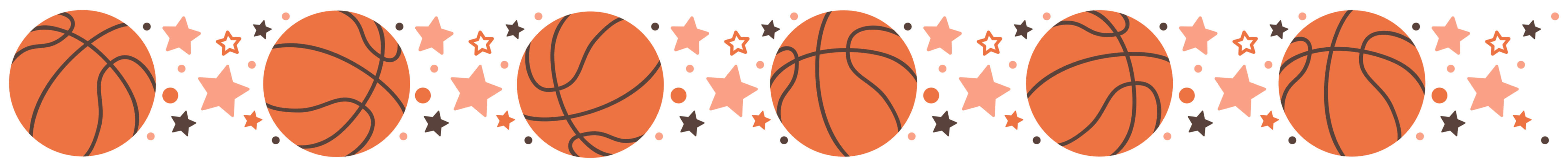 Download Artistic Basketball Illustration Borders & Corners Online ...