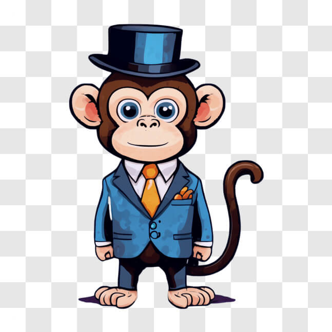 Télécharger Élégant Singe Cartoon Dessins animés En Ligne - Creative ...