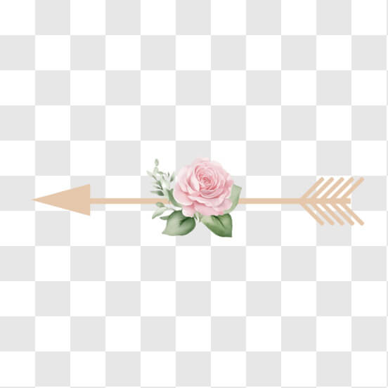 Flower Arrow PNG - Download Free & Premium Transparent Flower Arrow PNG ...