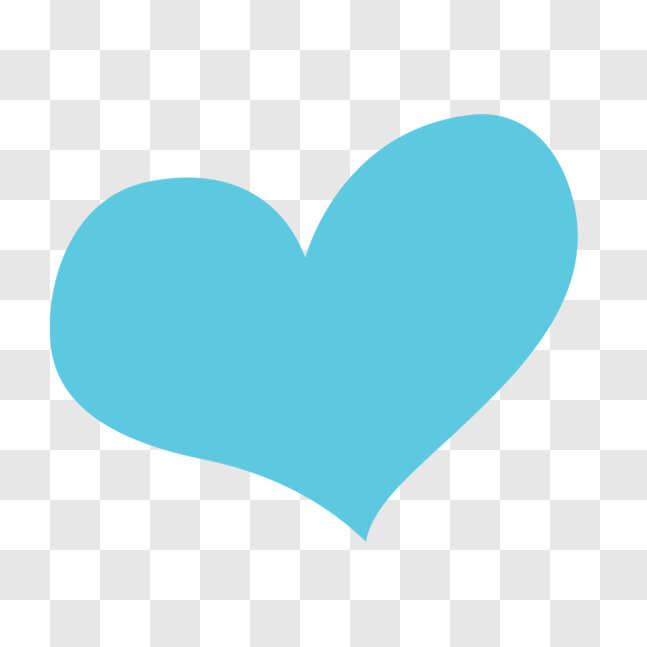 Download Blue Heart Shape Clipart PNGs Online - Creative Fabrica