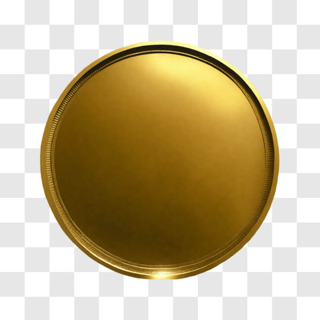 Download Round Gold Medal Medallion on Black Background PNGs Online ...