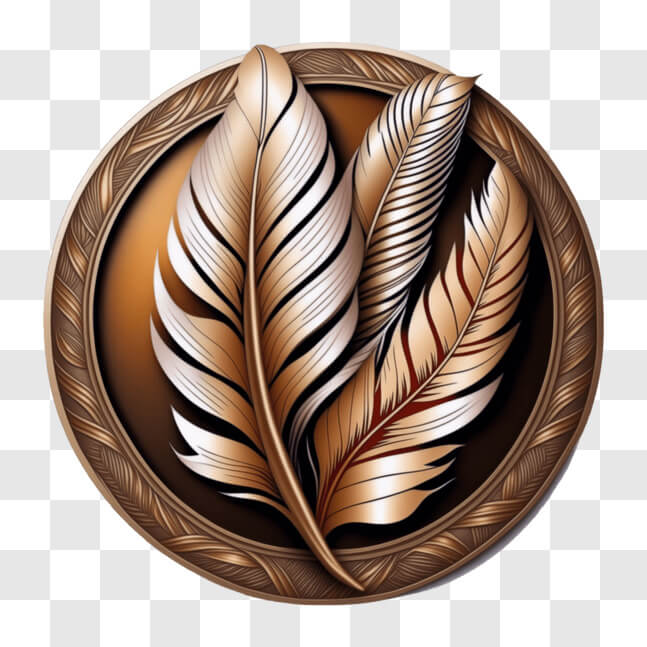 Download Native American Feather Medallion Symbol PNGs Online ...