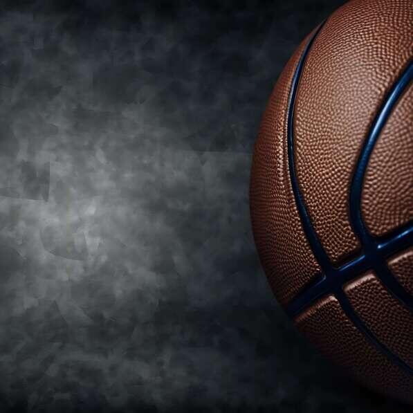 Download Basketball Ball on Black Background Backgrounds Online ...