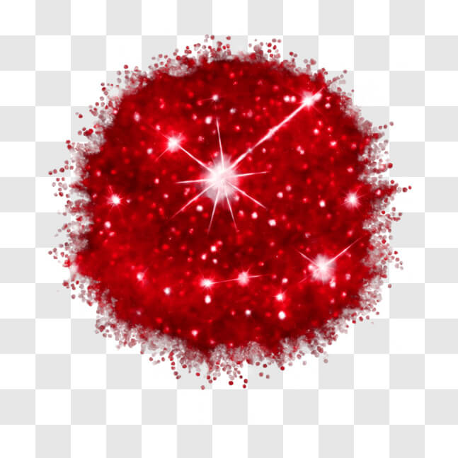 Download Red Glitter Ball for Holiday Decor PNGs Online - Creative Fabrica
