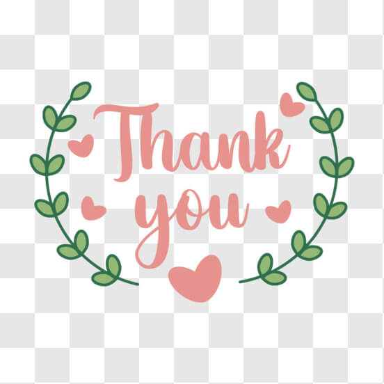 Download Thank You Sign with Cursive Script PNGs Online - Creative Fabrica