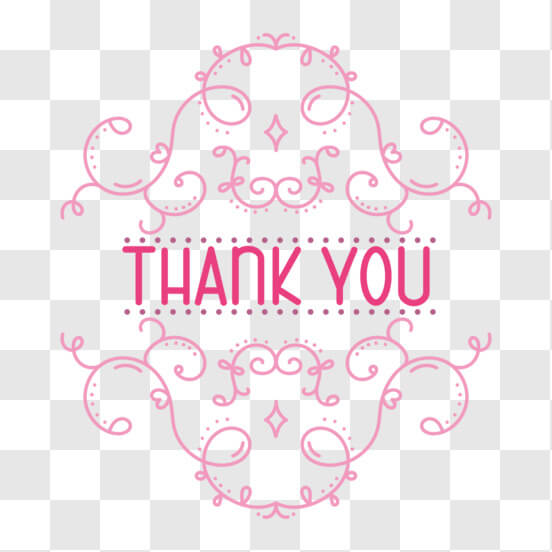 Download Thank You Sign with Cursive Script PNGs Online - Creative Fabrica
