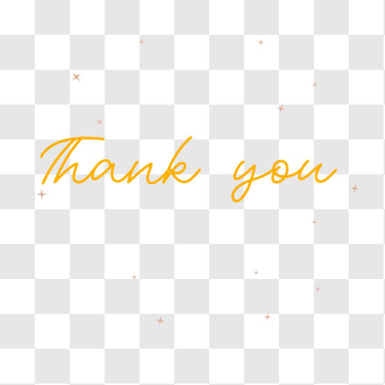 Download Thank You Sign with Cursive Script PNGs Online - Creative Fabrica
