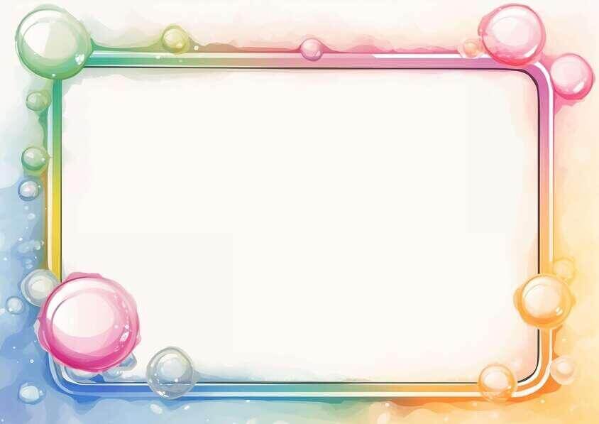 Download Colorful Soap Bubble Frame for Artistic Background Backgrounds ...