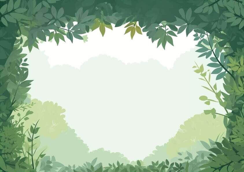 Download Green Forest Frame for Projects and Designs Backgrounds Online ...