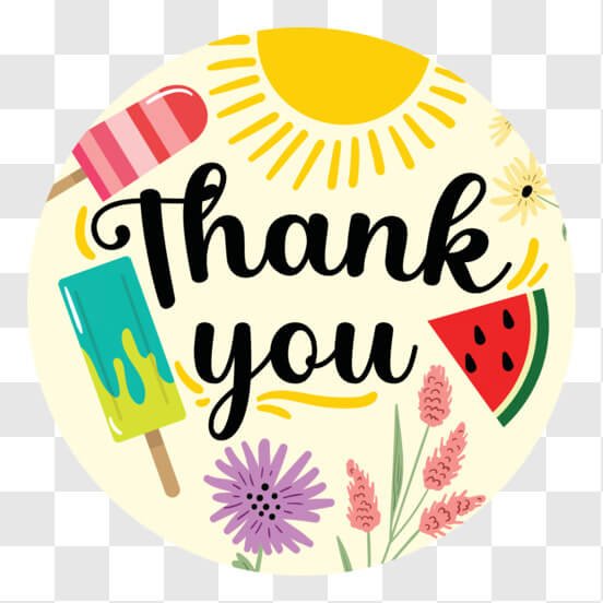 Download Thank You Sign with Cursive Script PNGs Online - Creative Fabrica