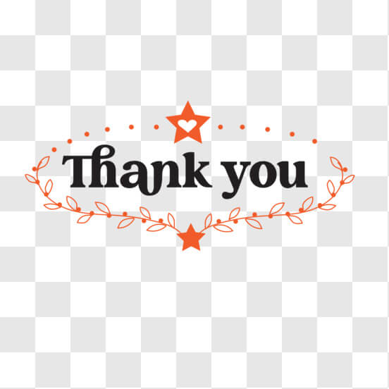 Download Thank You Sign with Cursive Script PNGs Online - Creative Fabrica